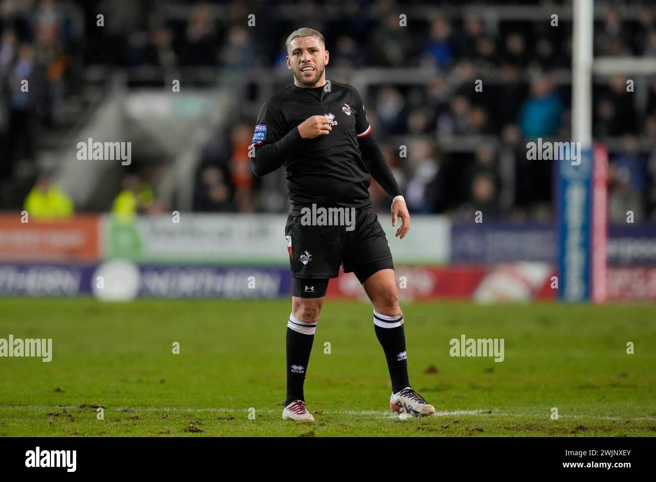 Hakim Miloudi of London Broncos during the Betfred Super League Round 1 ...