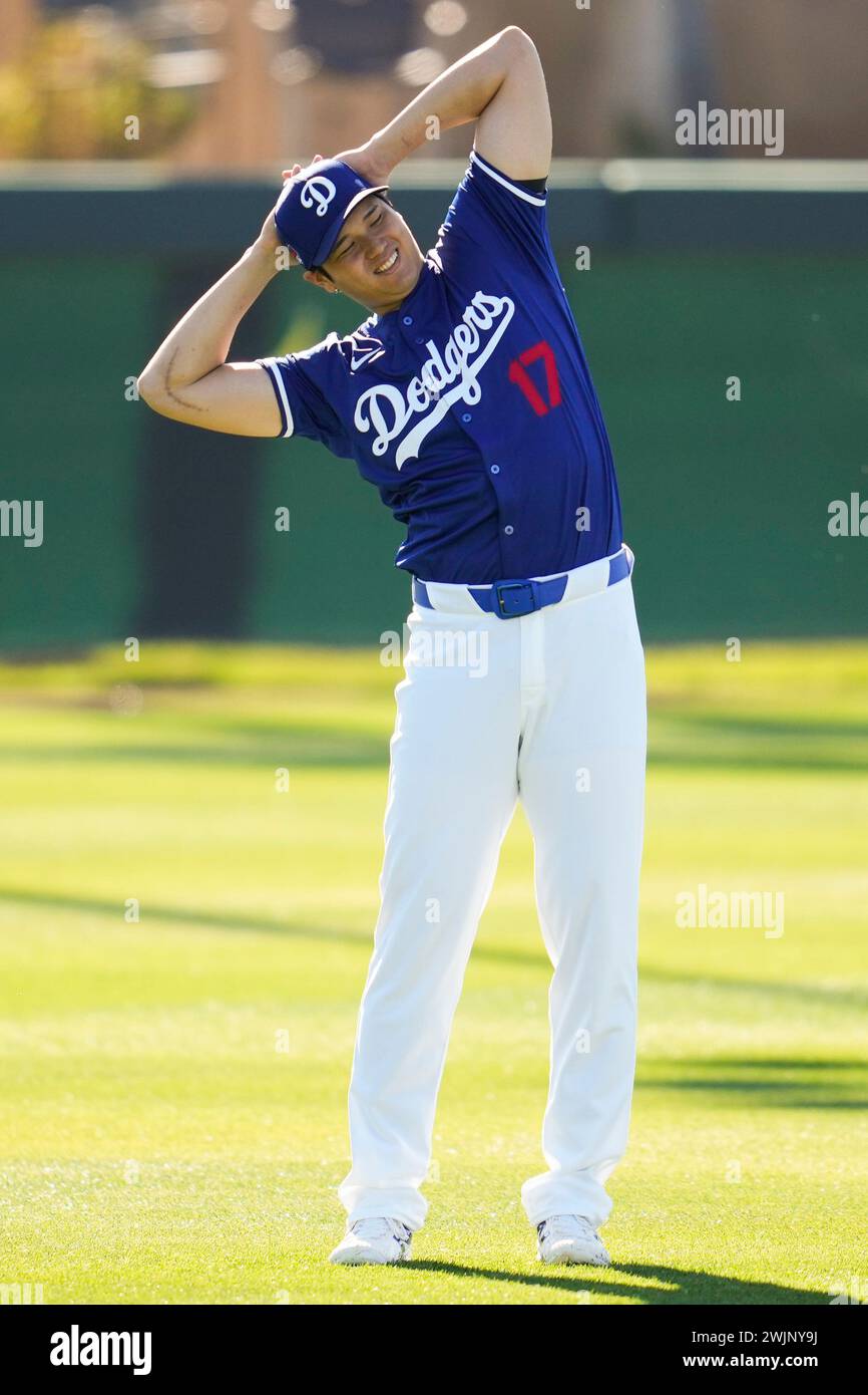 Los Angeles Dodgers designated hitter Shohei Ohtani participates in ...