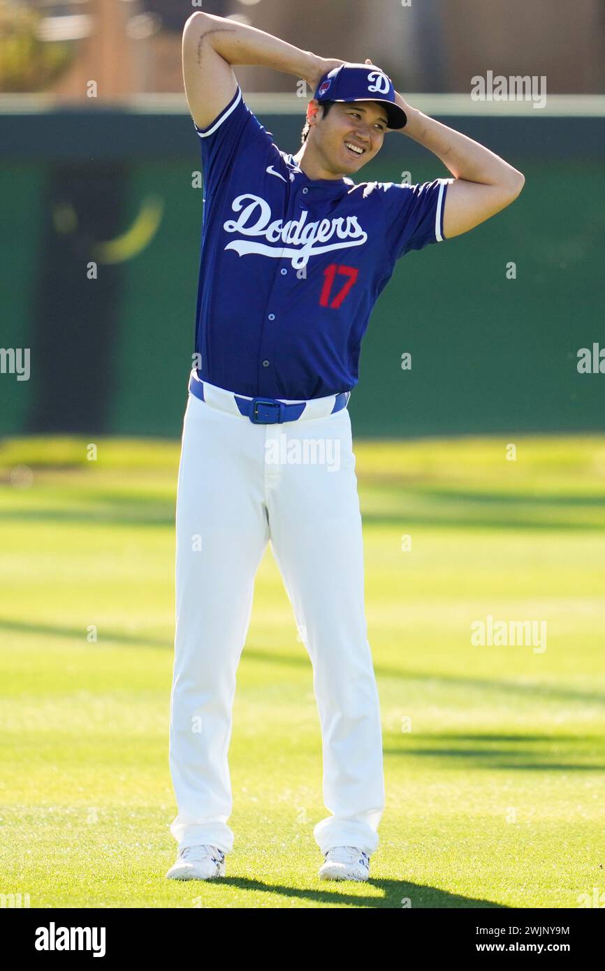 Los Angeles Dodgers designated hitter Shohei Ohtani participates in ...