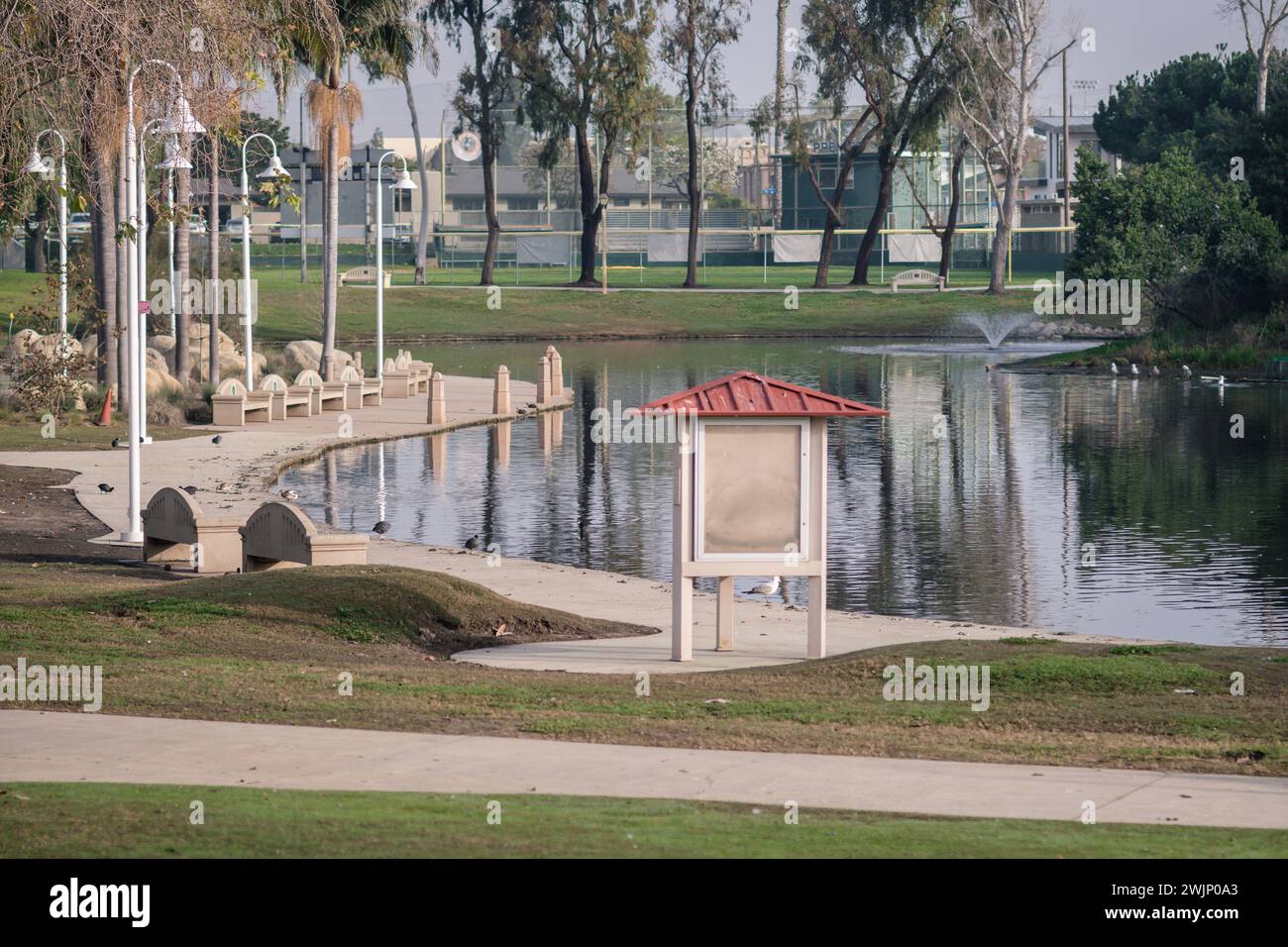 Lower playground polliwog park manhattan beach hi-res stock photography ...