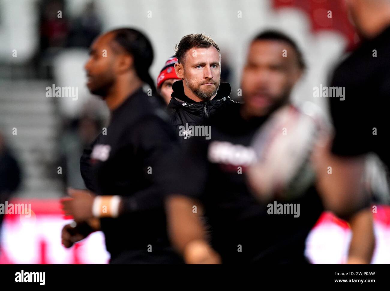London Broncos Director of Rugby & Performance Mike Eccles (centre ...