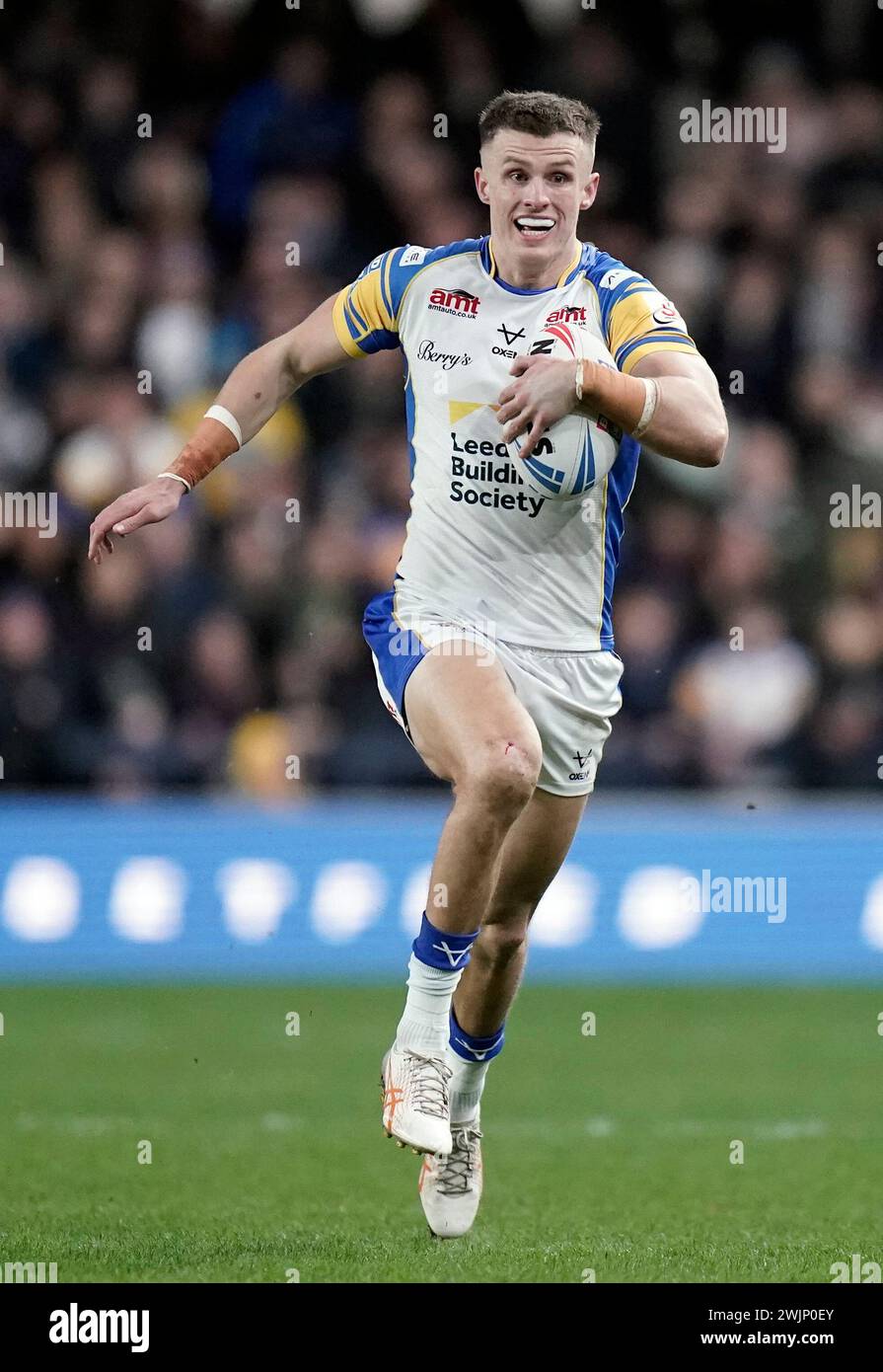 Leeds Rhinos' Ash Handley in action during the Betfred Super League ...