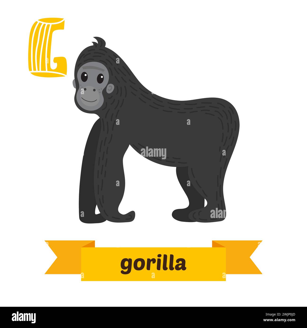 Gorilla and children Cut Out Stock Images & Pictures - Alamy