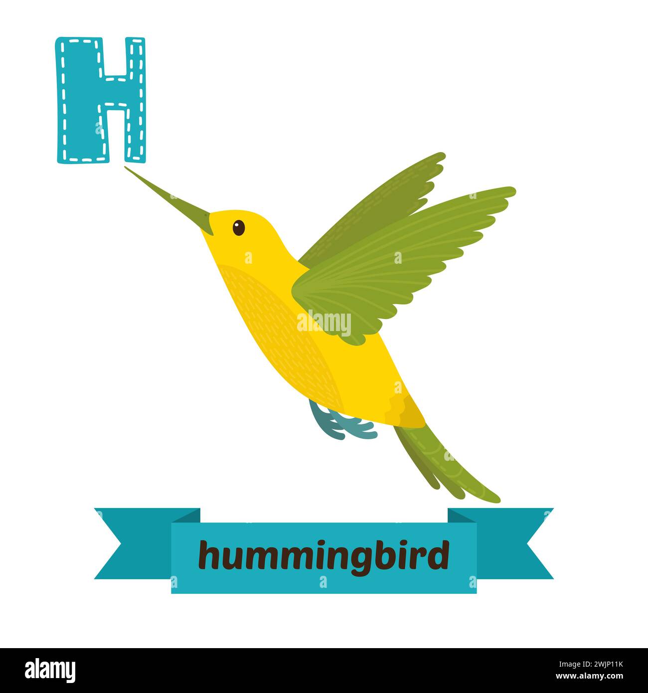 Hummingbird cartoon Stock Vector Images - Alamy