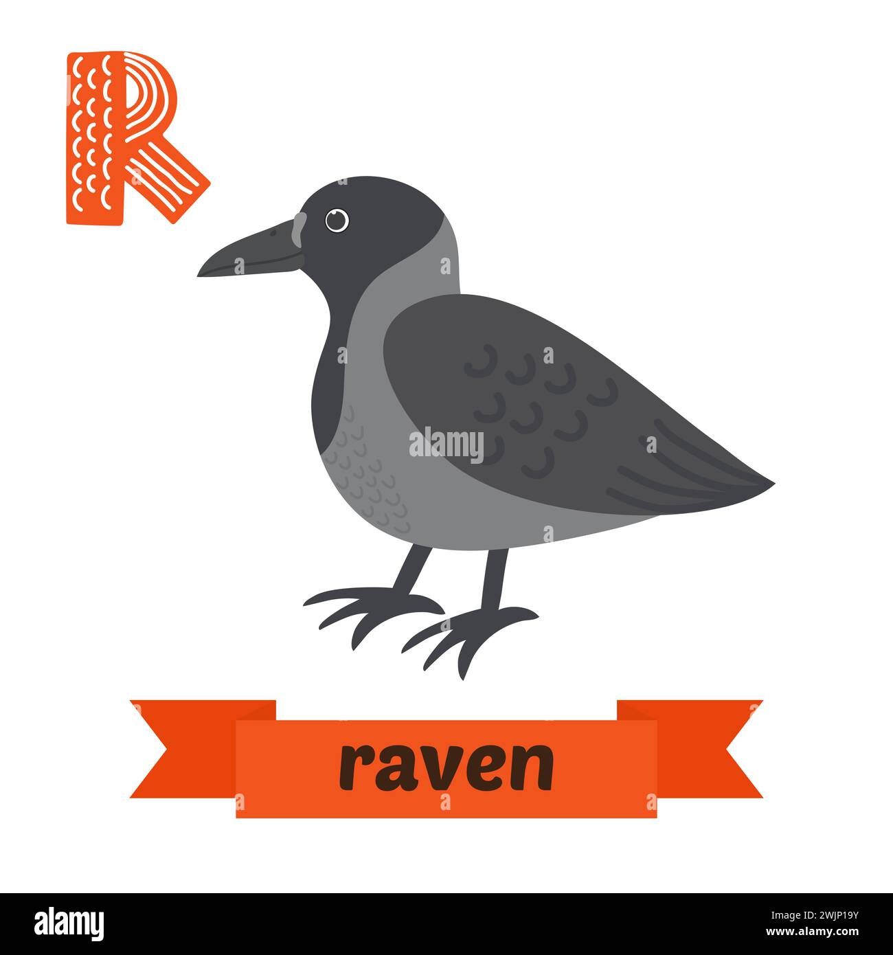 Grey crow beak Stock Vector Images - Alamy