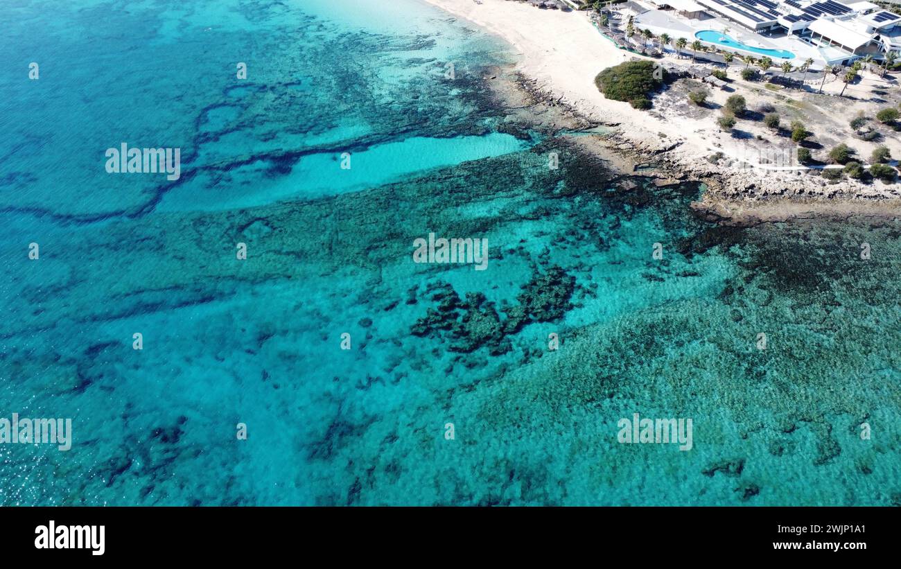 SUNNY BEACH IN CYPRUS BLUE AND CLEAR Stock Photo - Alamy