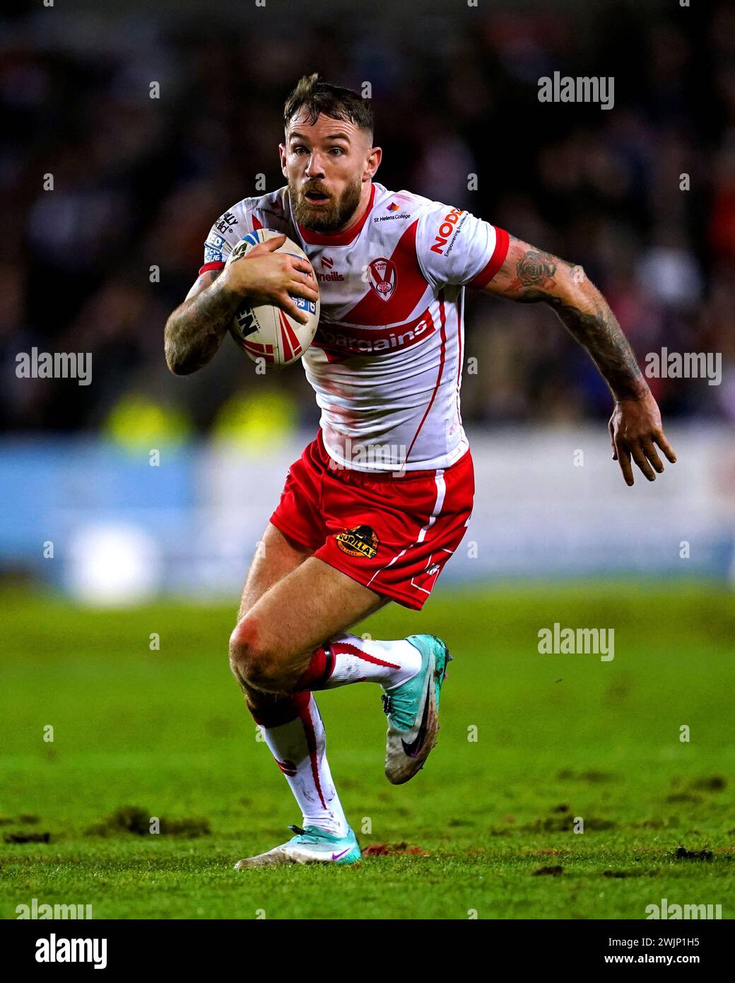St Helens' Daryl Clark during the Betfred Super League match at the ...