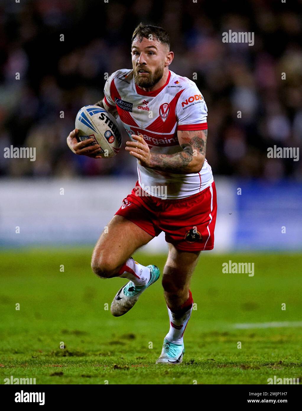 St Helens' Daryl Clark during the Betfred Super League match at the ...