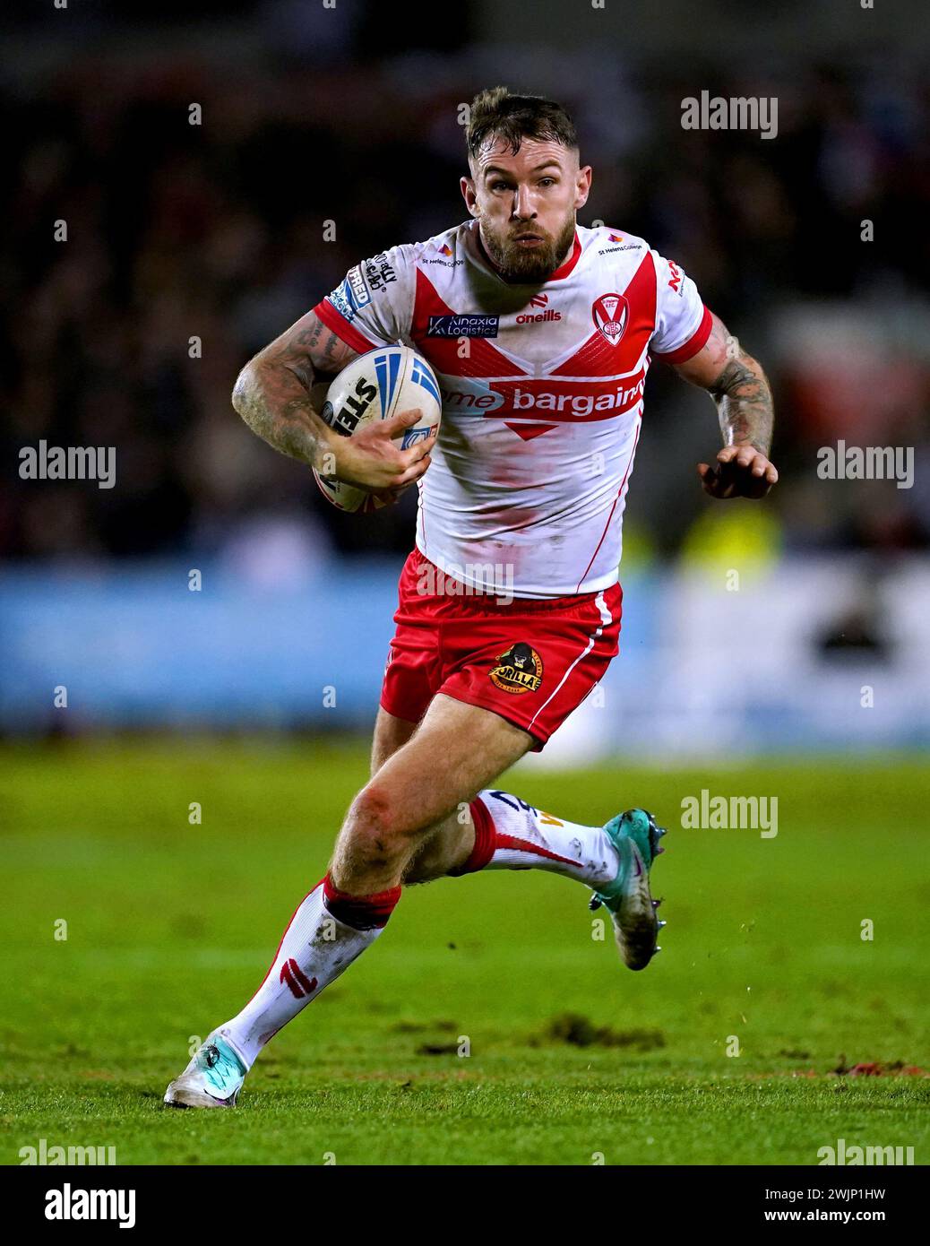 St Helens' Daryl Clark during the Betfred Super League match at the ...