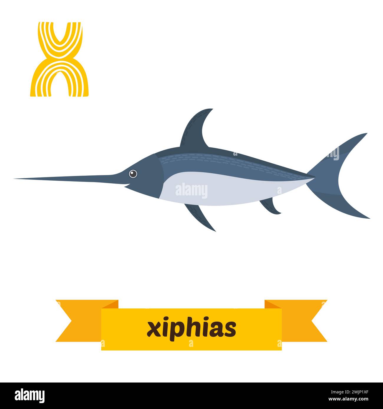 Blue marlin cartoon hi-res stock photography and images - Alamy