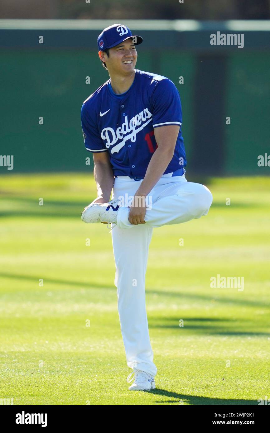 Los Angeles Dodgers designated hitter Shohei Ohtani participates in ...