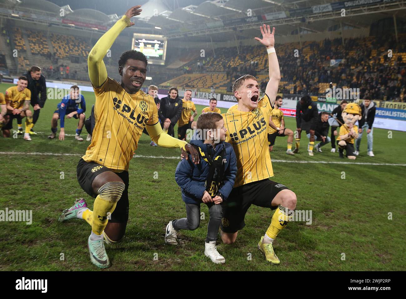 KERKRADE, Netherlands. 16th Feb, 2024. football, Dutch Keuken Kampioen ...