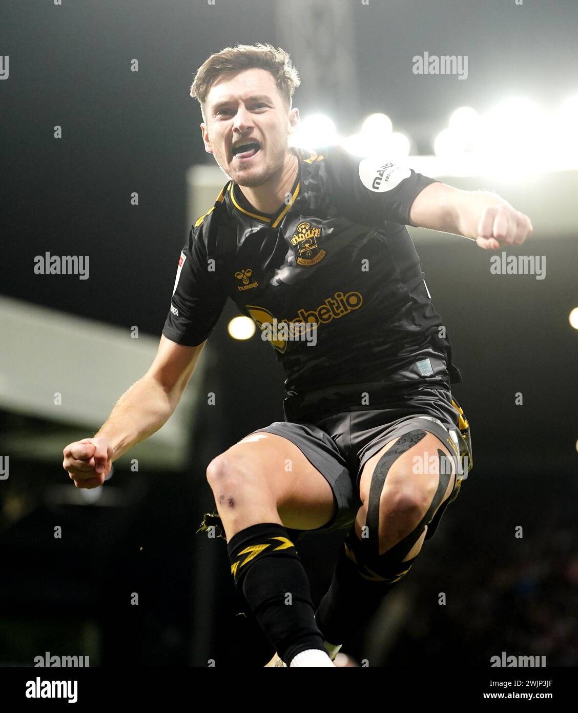 Southampton's David Brooks celebrates scoring their side's second goal ...