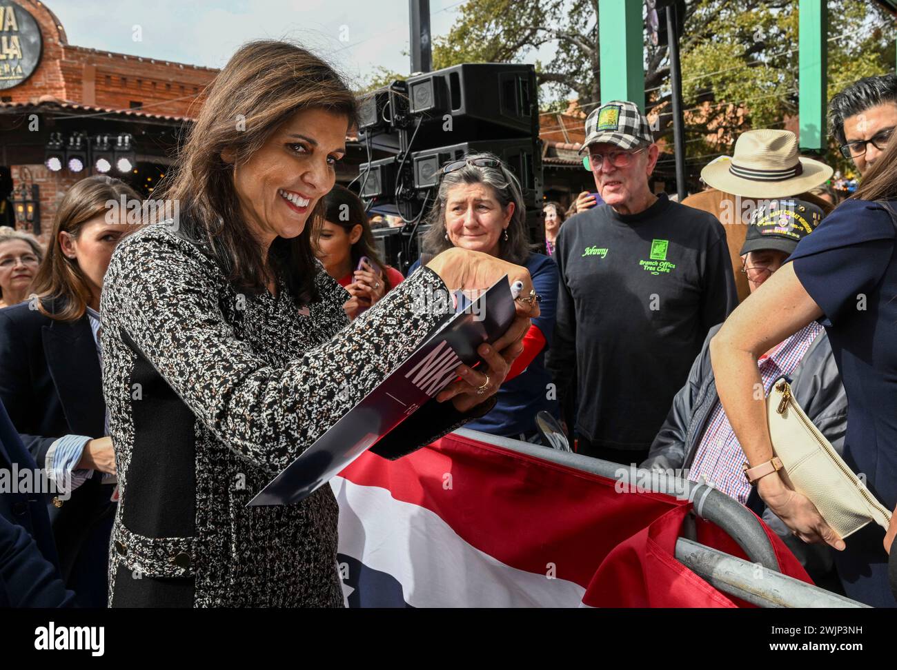 San Antonio Texas USA: Republican presidential candidate NIKKI HALEY ...