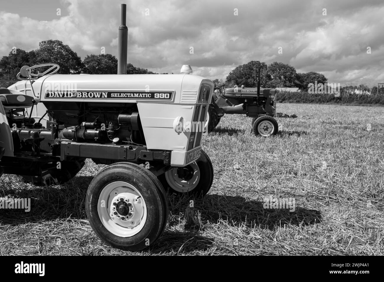 Drayton.Somerset.United kingdom.August 19th 2023.A restored David Brown ...