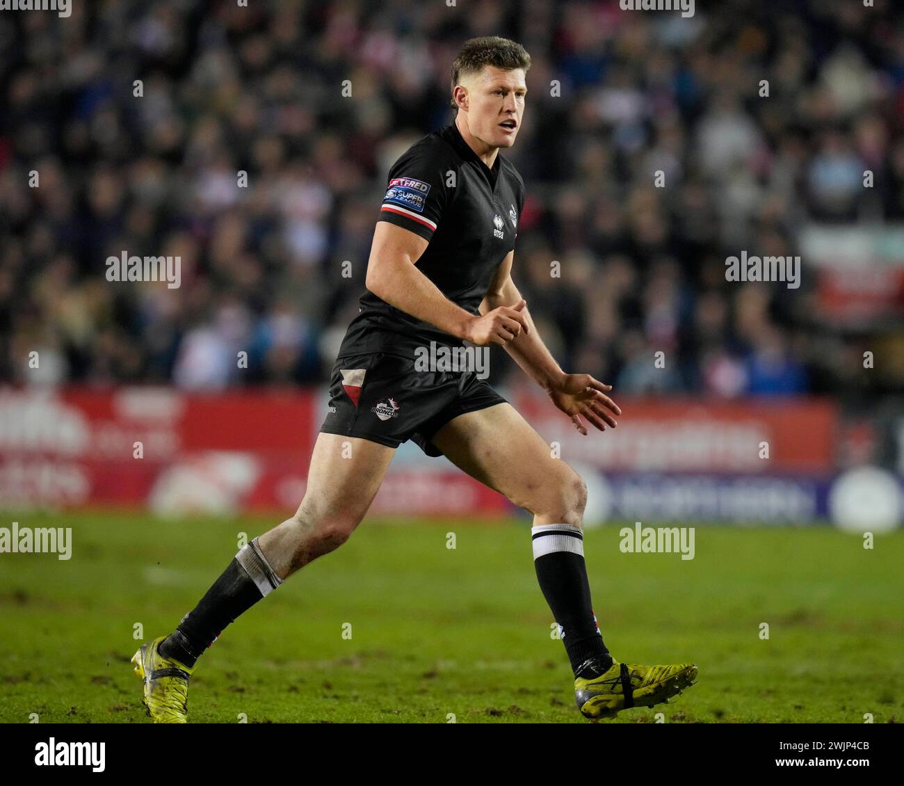 Rhys Kennedy of London Broncos during the Betfred Super League Round 1 ...
