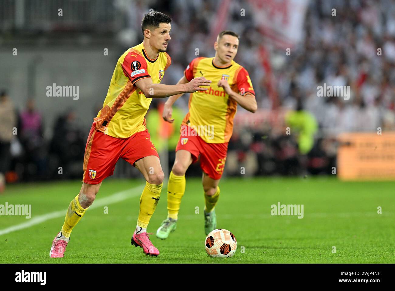 Florian Sotoca (7) of RC Lens pictured during the Uefa Europa League ...