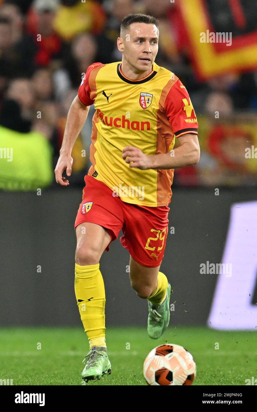 Przemyslaw Frankowski (29) of RC Lens pictured during the Uefa Europa ...