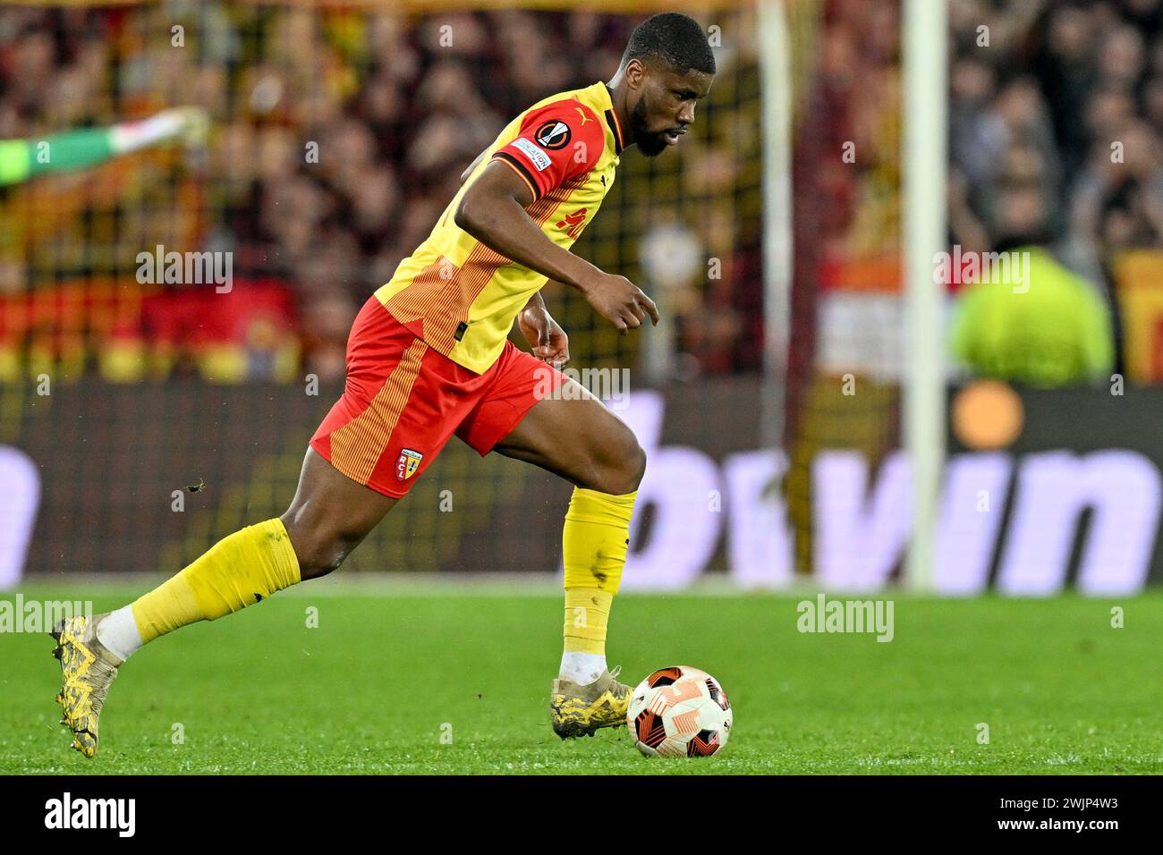 Kevin Danso (4) of RC Lens pictured during the Uefa Europa League play ...