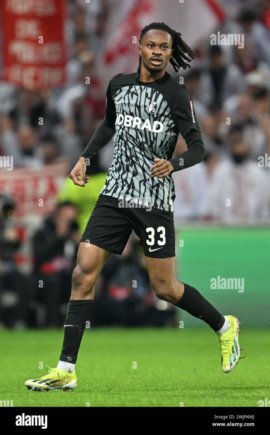 Jordy Makengo (33) of Freiburg pictured during the Uefa Europa League ...