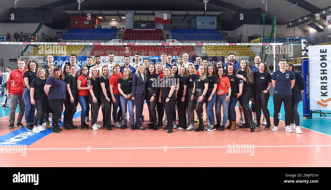 2024.02.16 Kedzierzyn-Kozle Siatkowka Mezczyzn Plusliga Sezon 2023/2024 ...