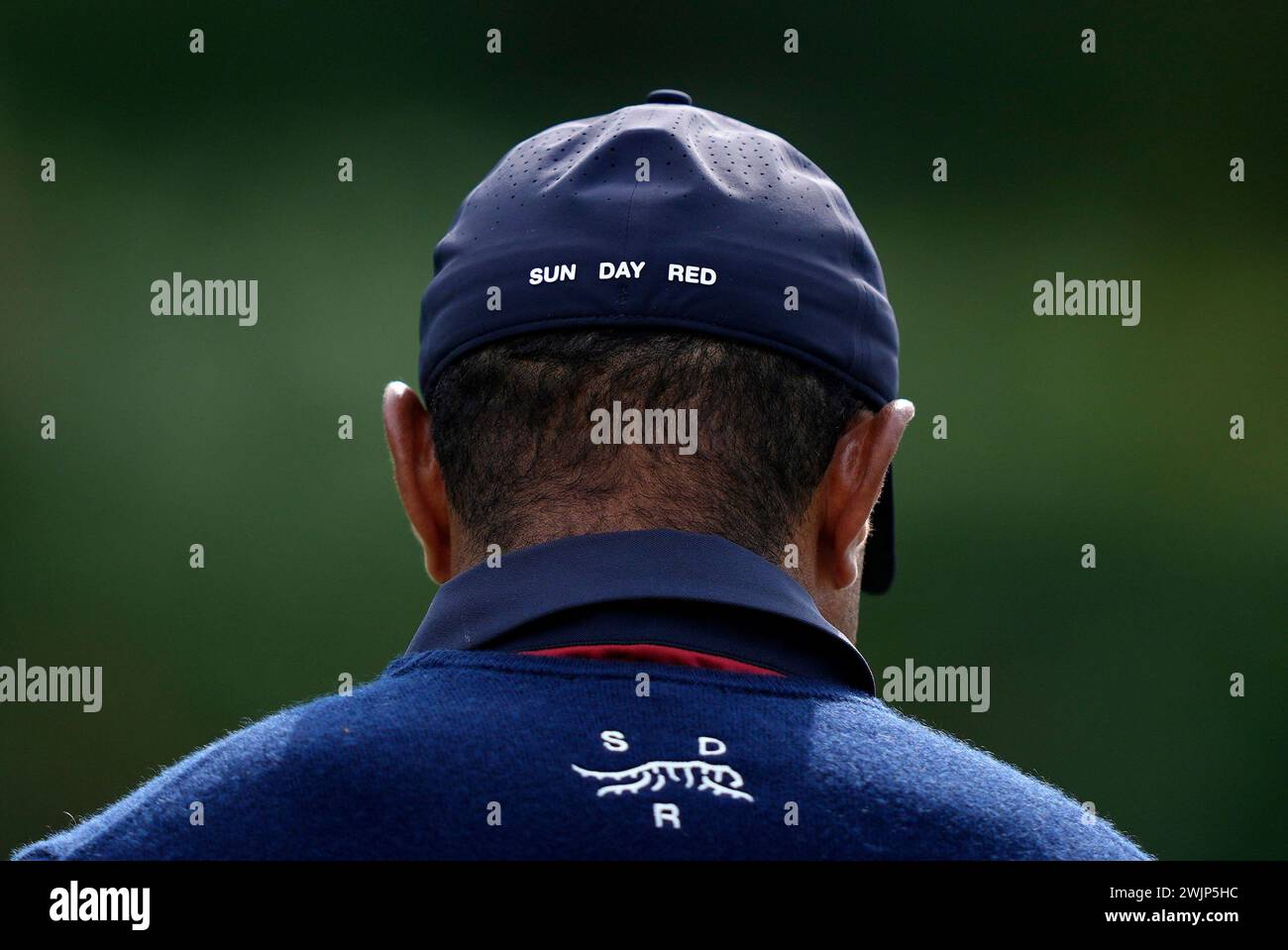 Tiger Woods stands on the sixth green during the second round of the ...