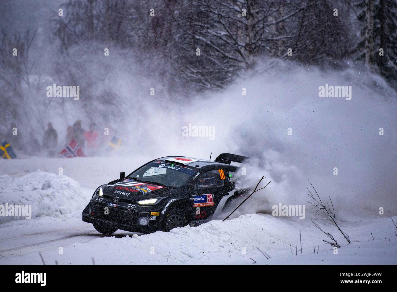 Umea, Sweden. 16th Feb, 2024., They Face One Of Race, During Fia World ...