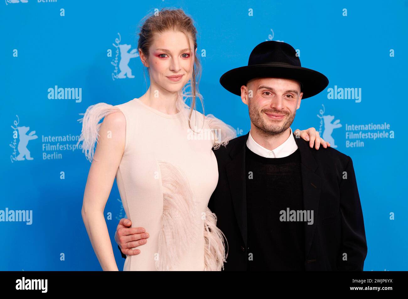 Hunter Schafer und Tilman Singer beim Photocall zum Kinofilm Cuckoo auf ...