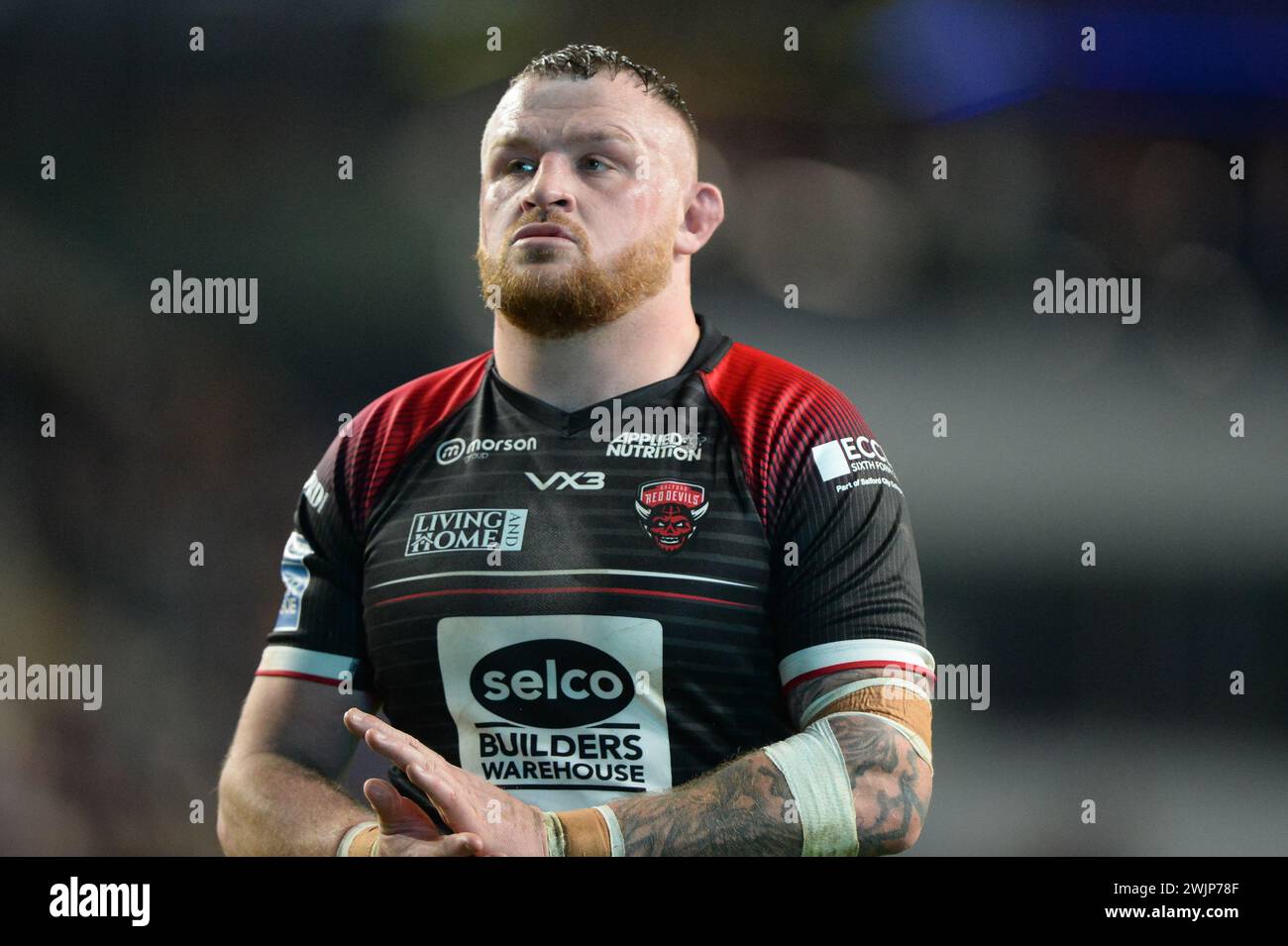Brad Singleton of Salford Red Devils during the Betfred Super League ...