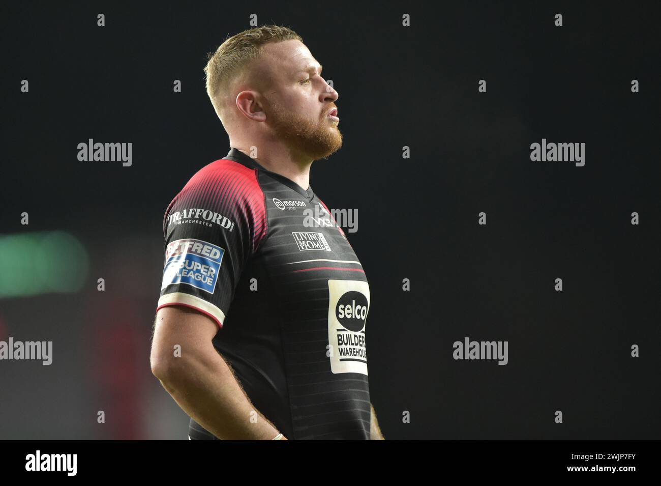 Brad Singleton of Salford Red Devils during the Betfred Super League ...