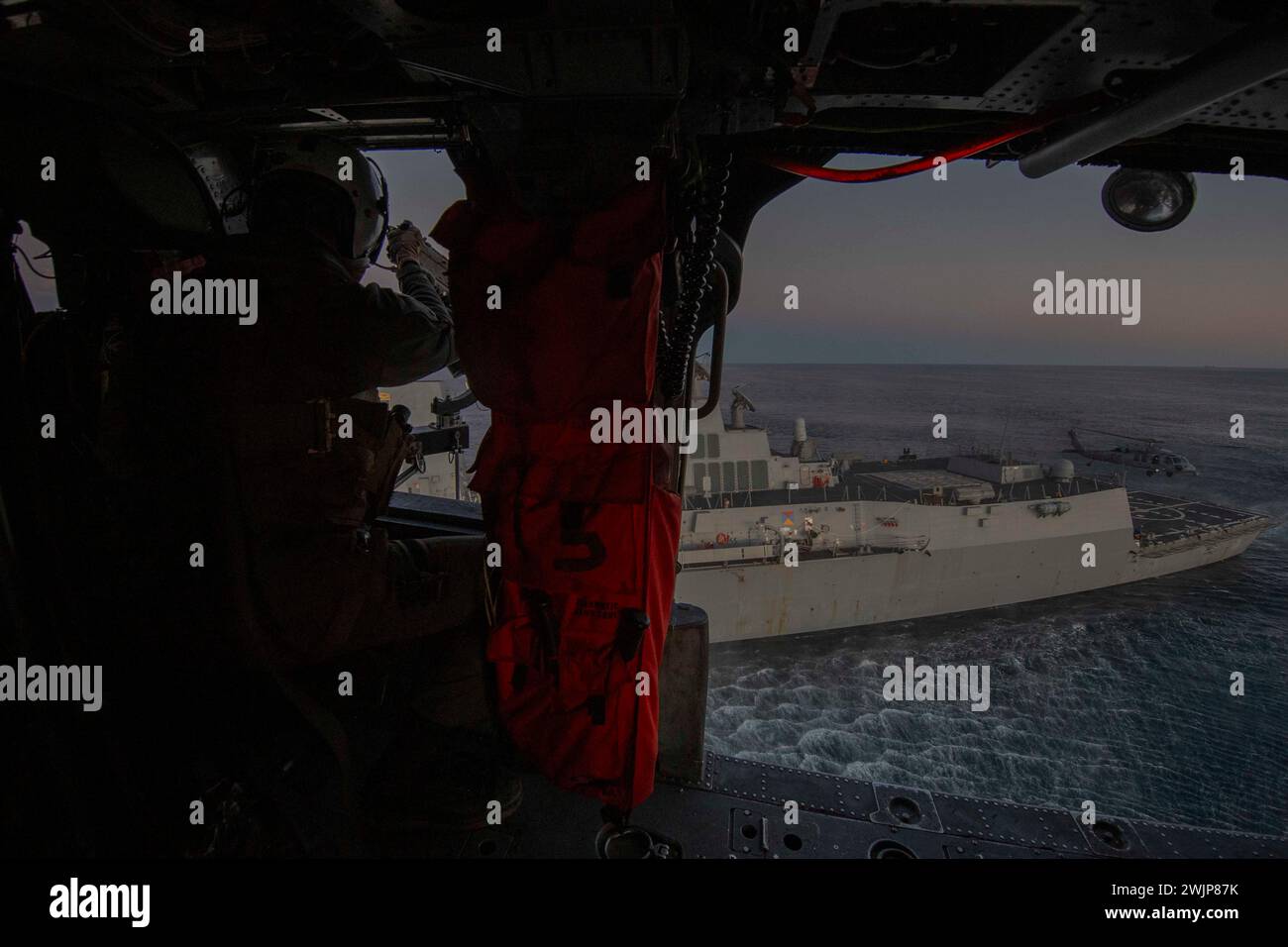240211-N-FK754-1239 PACIFIC OCEAN (Feb. 11, 2024) Naval Air Crewman ...