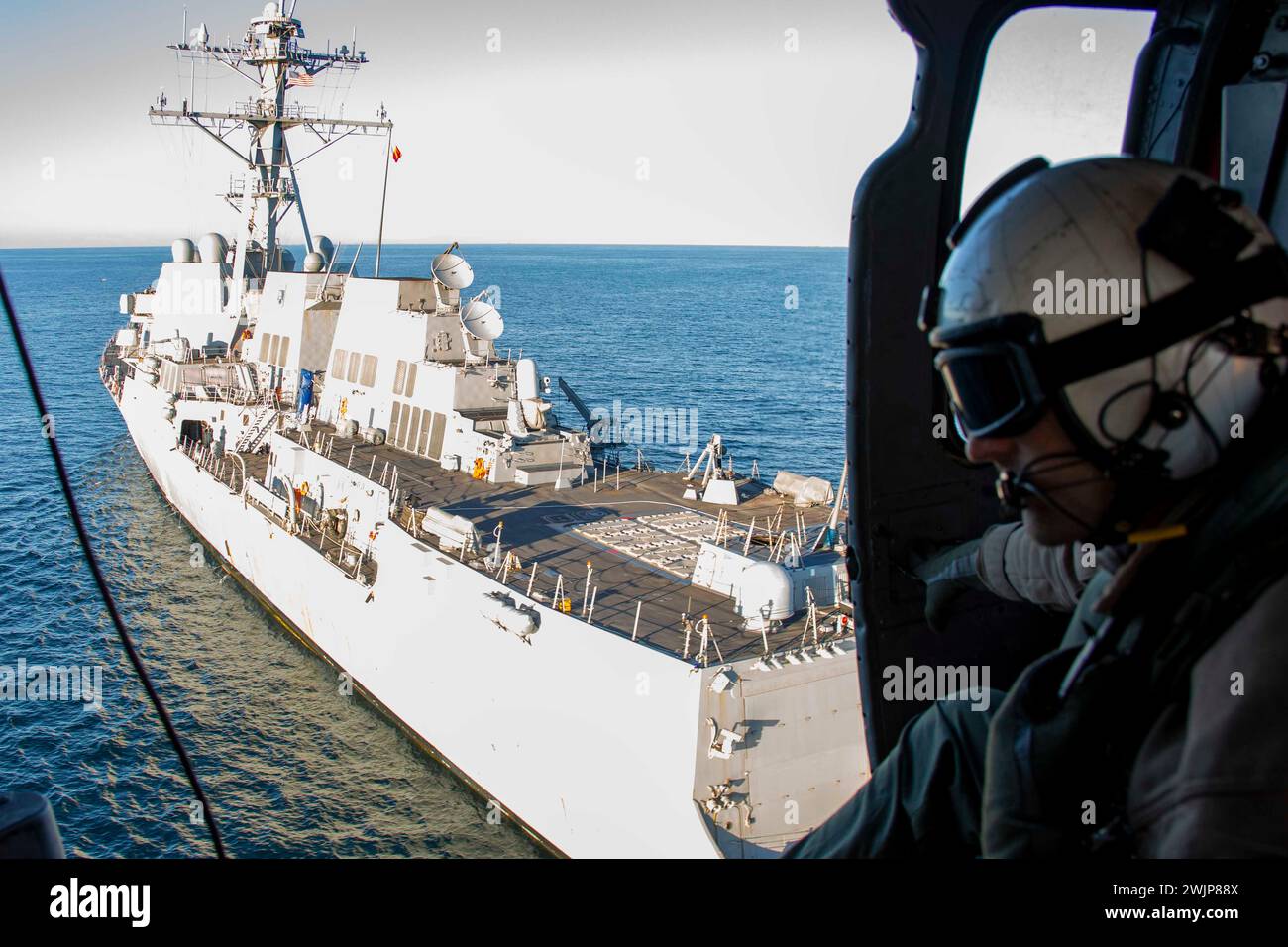 240211-N-FK754-1140 PACIFIC OCEAN (Feb. 11, 2024) Naval Air Crewman ...