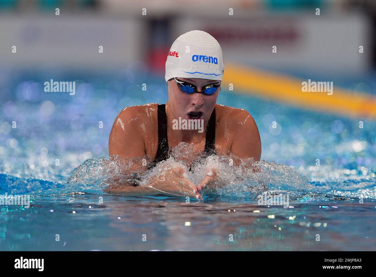 Doha, Qat. 16th Feb, 2024. Tes Shouten from Nederland at World Aquatics ...