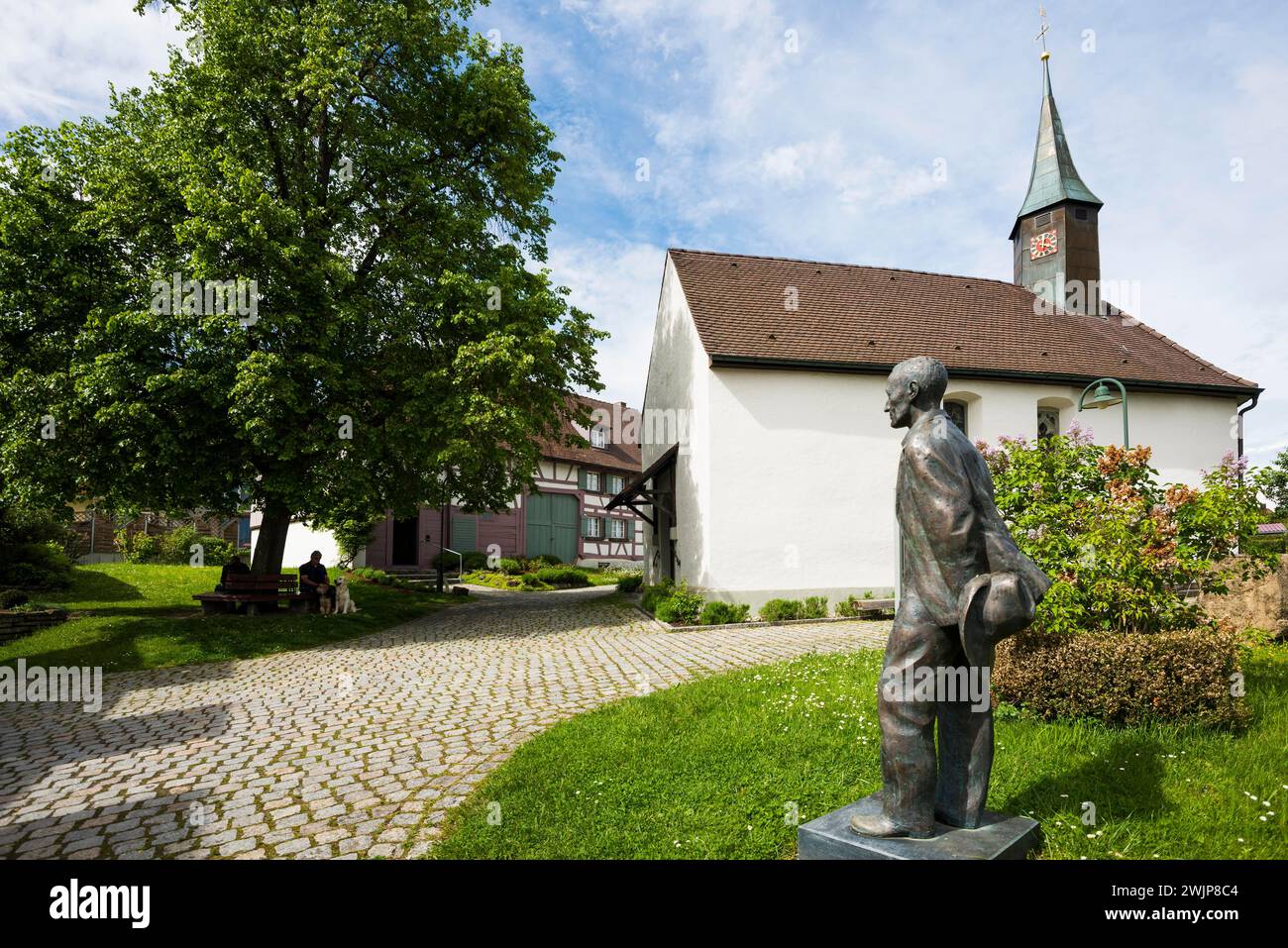 Hermann Hesse Museum, Gaienhofen, Lake Constance peninsula Hoeri, Lake ...