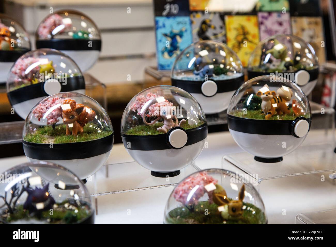 London, UK. 16th Feb, 2024. Pokeman Pokeball, Mew habitat Credit: Amy ...