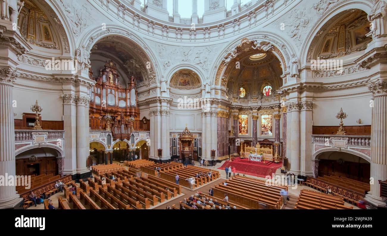 Berlin Cathedral Interior Panorama Berlin Germany Stock Photo - Alamy