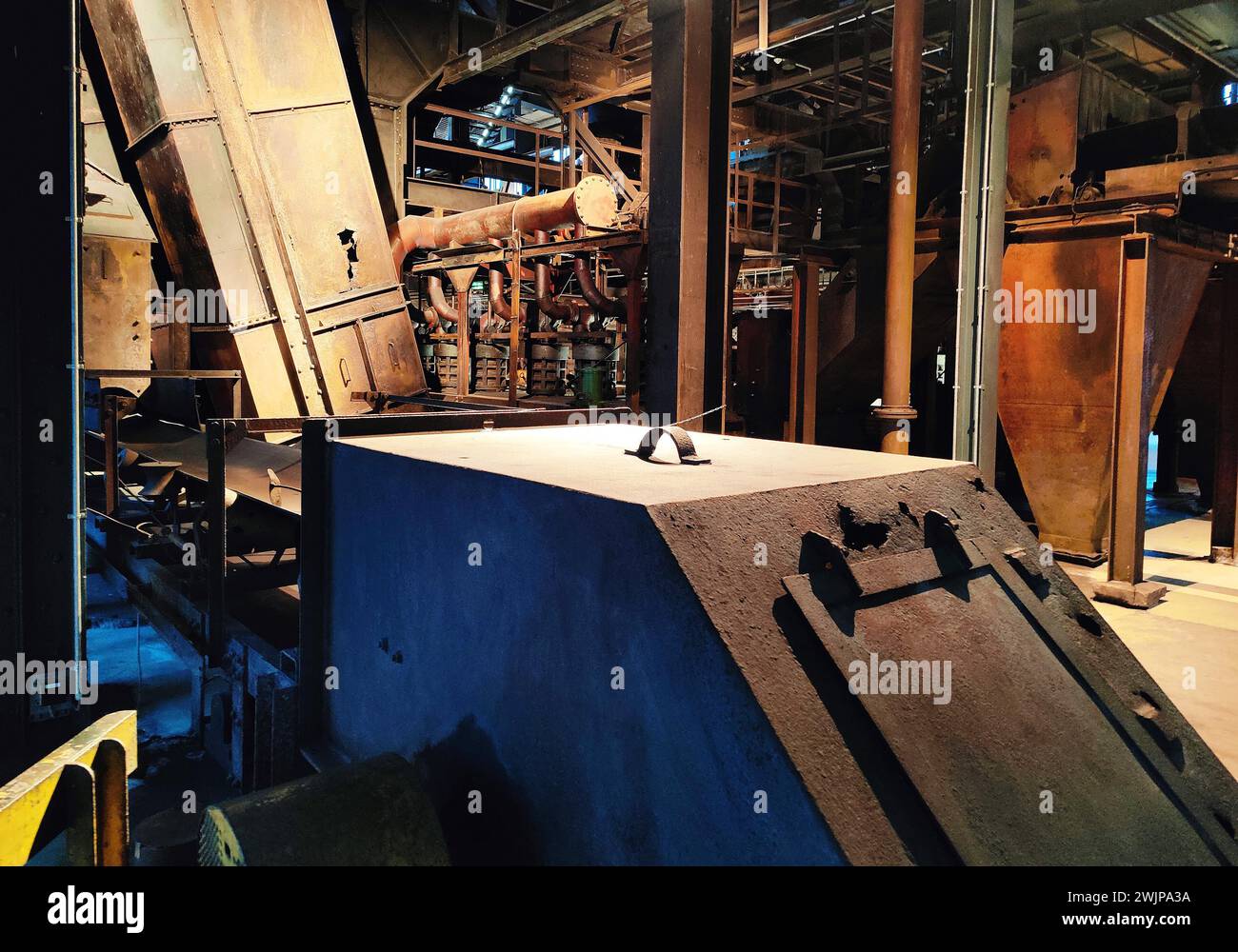 Zollverein Coal Mine Industrial Complex, interior view of the coal ...