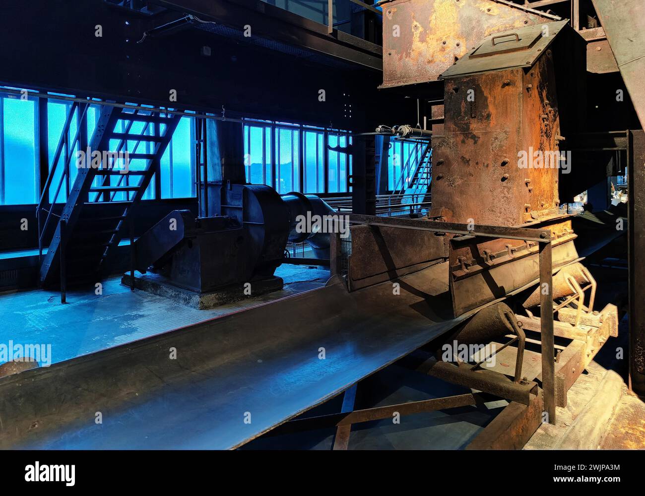 Zollverein Coal Mine Industrial Complex, interior view of the coal ...