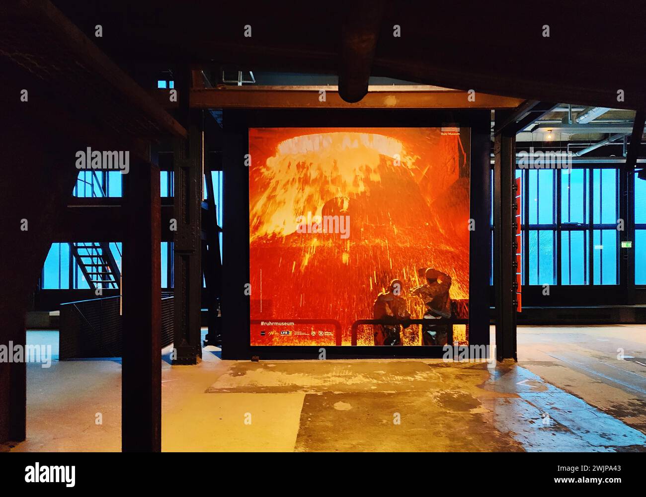 Zollverein Coal Mine Industrial Complex, interior view of the coal ...