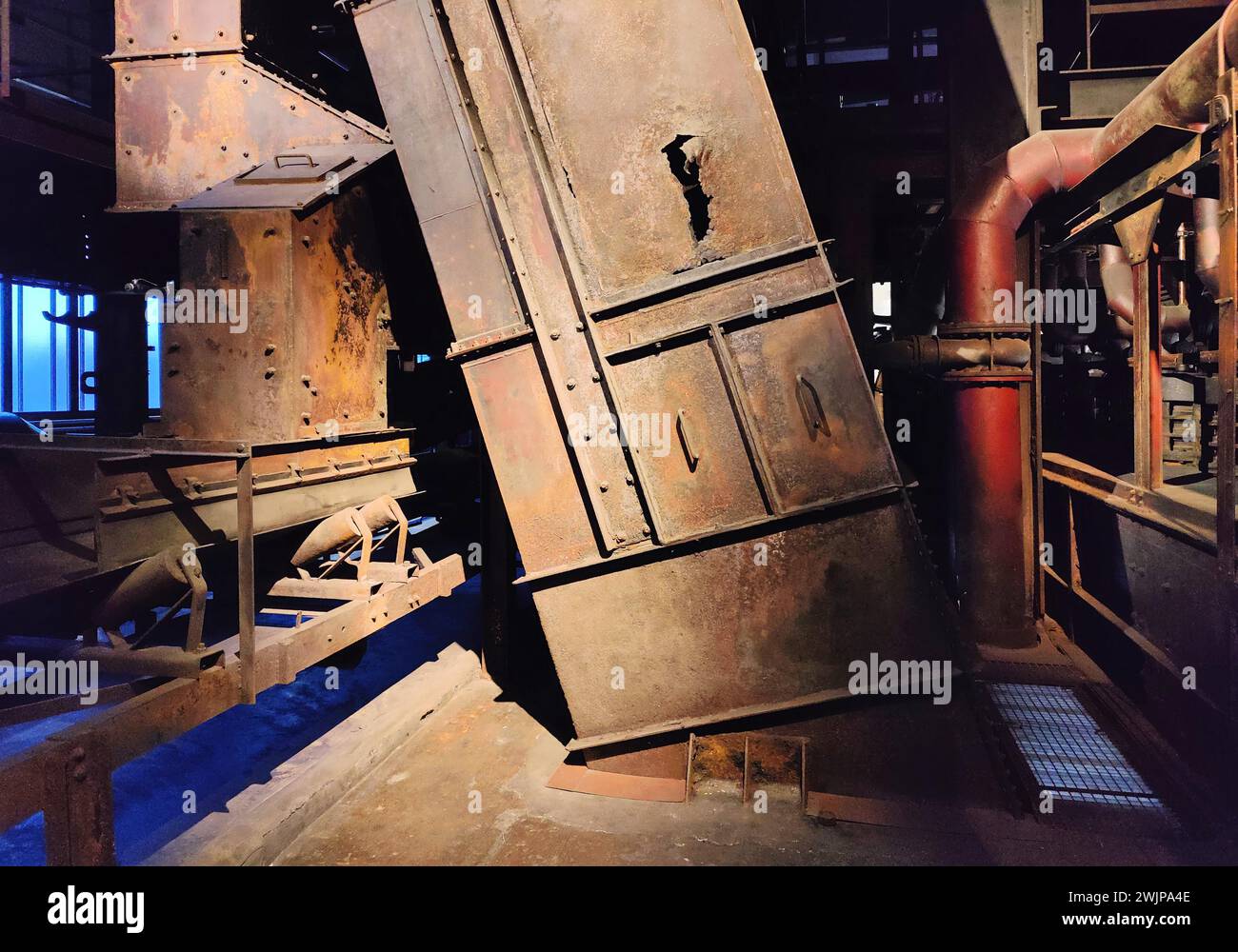Zollverein Coal Mine Industrial Complex, interior view of the coal ...