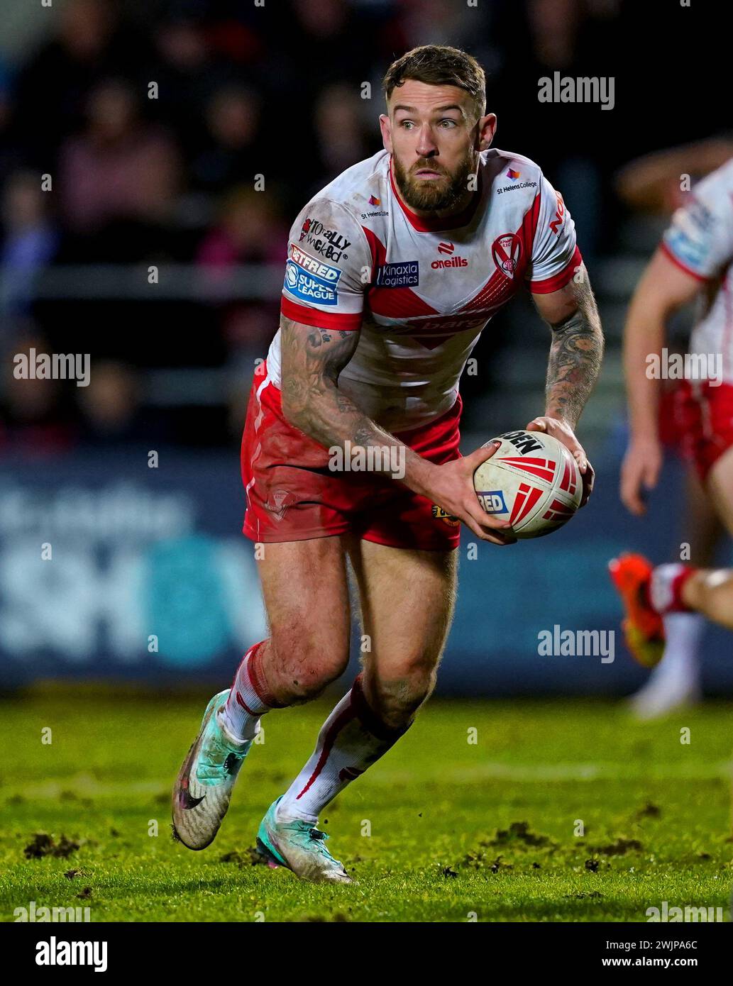 St Helens' Daryl Clark during the Betfred Super League match at the ...