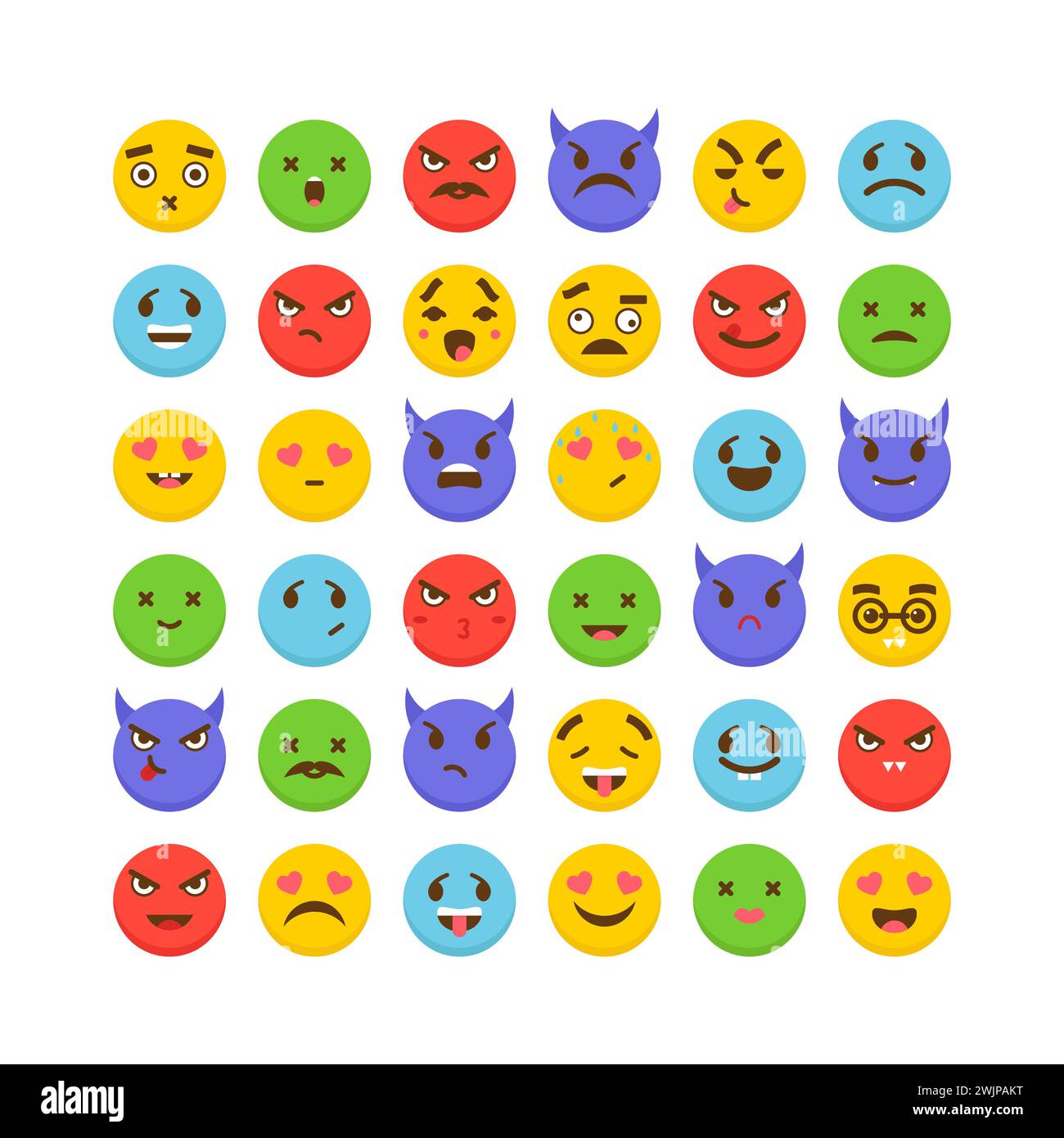 Cute emoji hi-res stock photography and images - Alamy