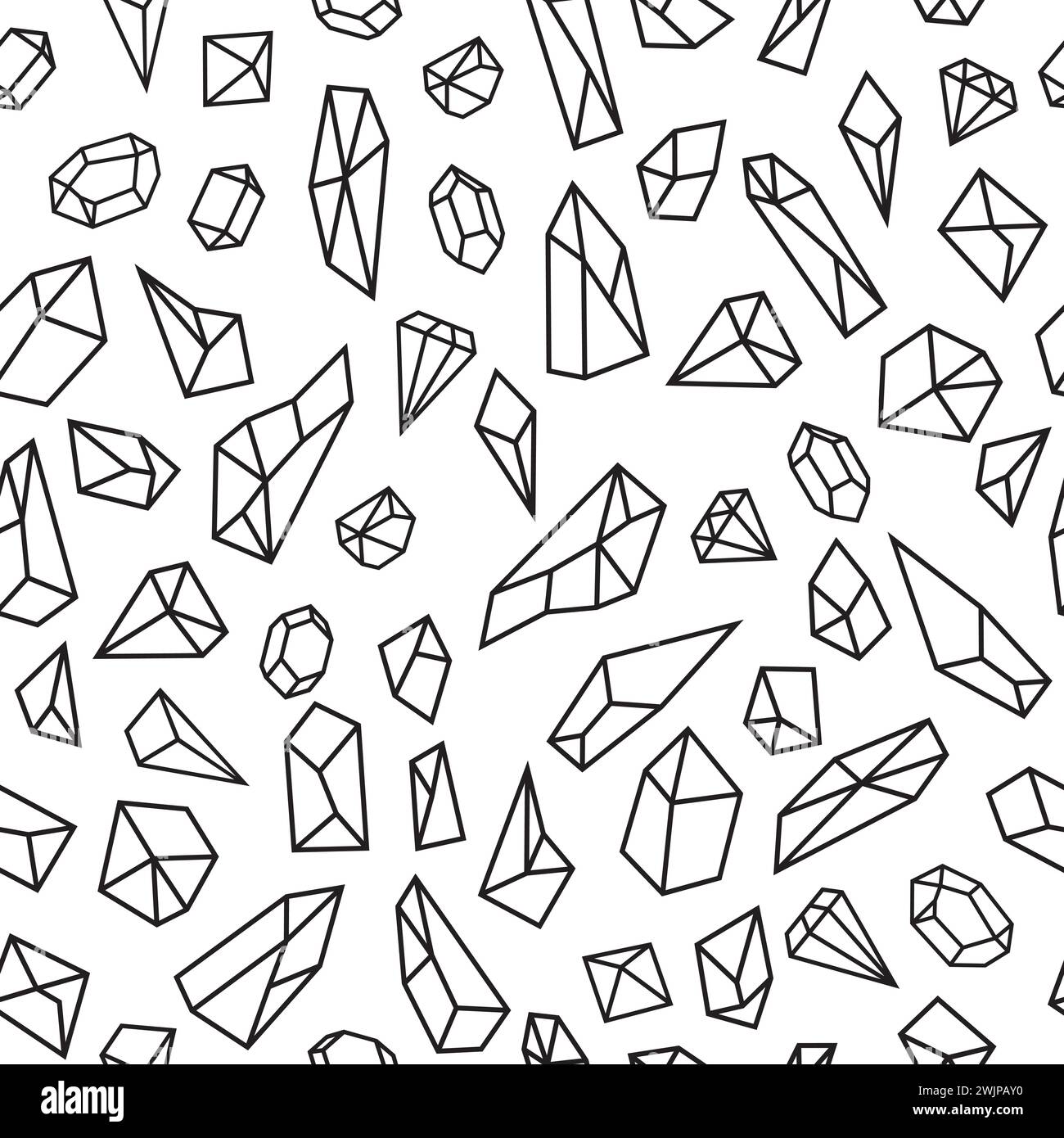 Crystal pattern hi-res stock photography and images - Alamy