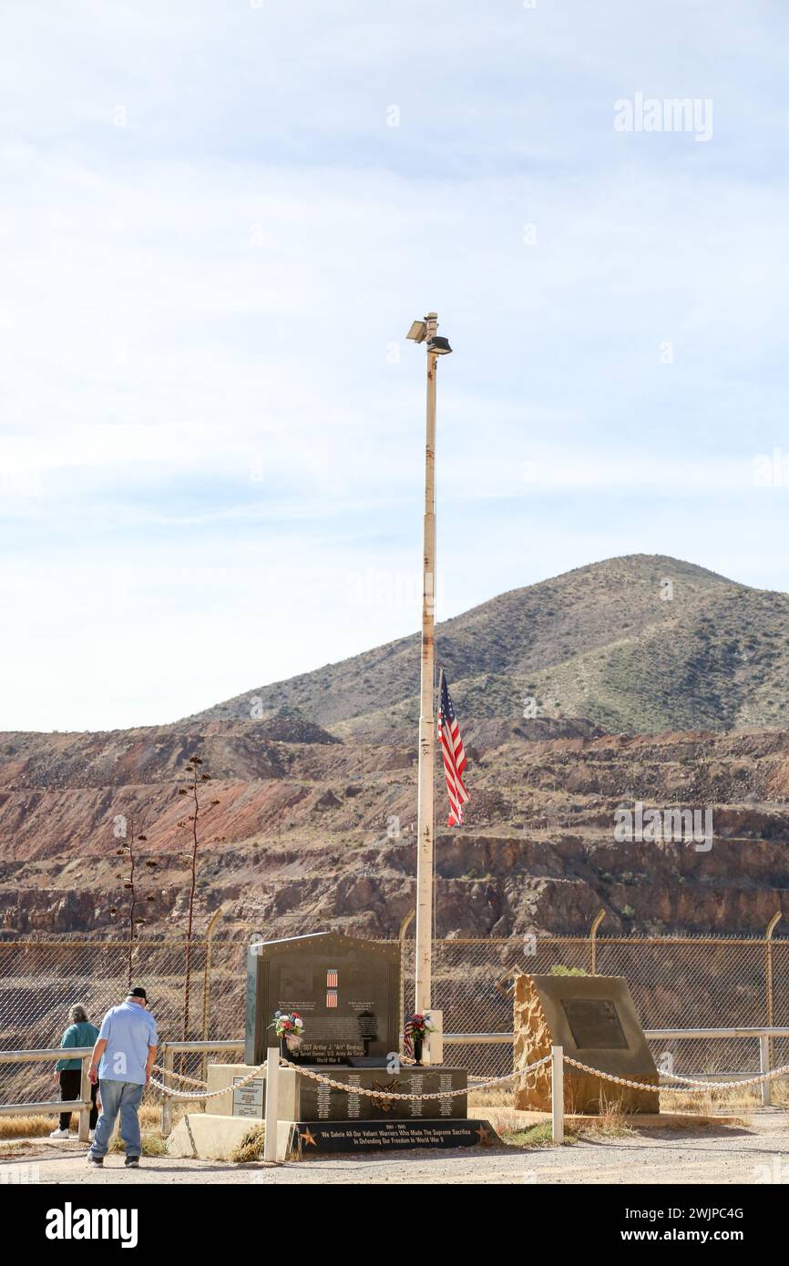 T/SGT Aurthur J. "Art" Benko WW2 Memorial & Lavender Pit open pit ...