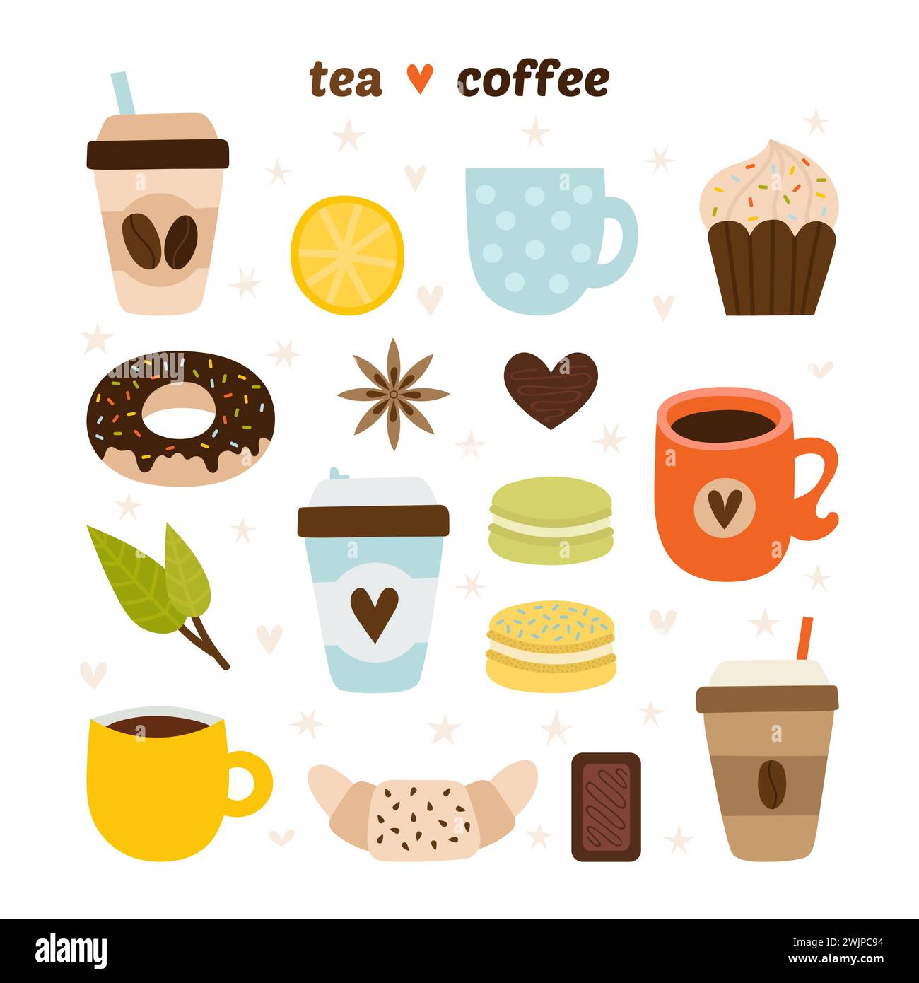 Cinnamon tea chocolate Stock Vector Images - Alamy