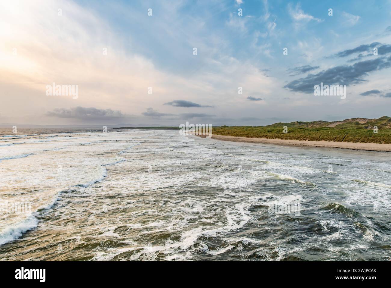Spectacular Tullan Strand, one of Donegal's renowned surf beaches ...