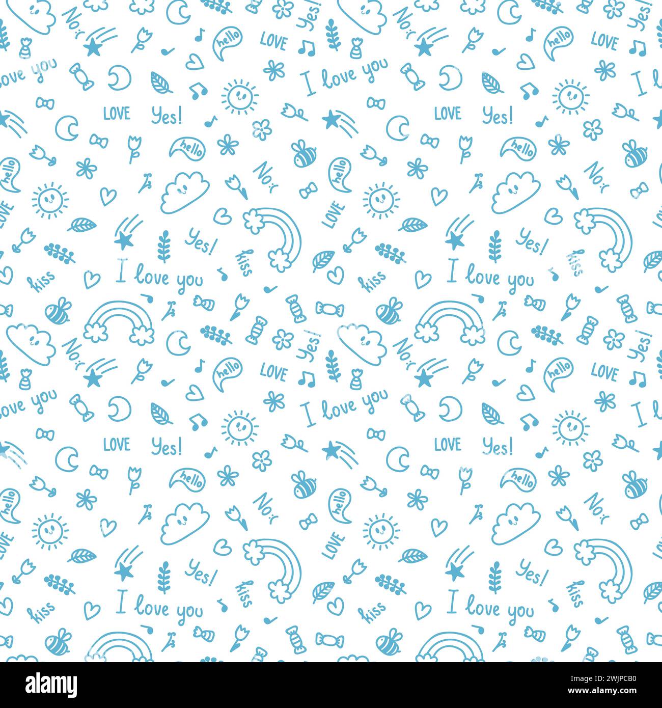 Background for cute little kids. Hand drawn children drawings color ...