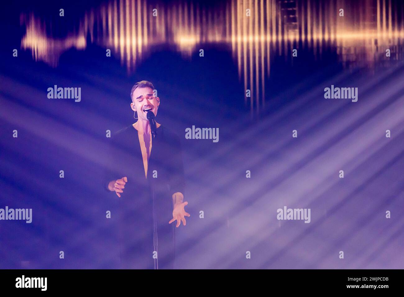 Berlin, Germany. 16th Feb, 2024. Ryk performs "Oh Boy" at the ...