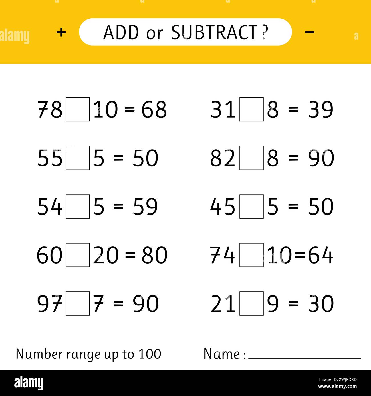 Add or subtract. Number range up to 100. Addition and subtraction ... Add or subtract. Number range up to 100. Addition and subtraction ...