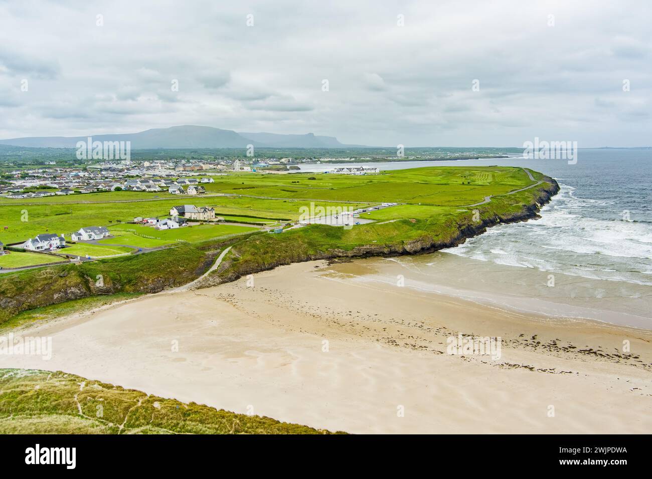 Spectacular Tullan Strand, one of Donegal's renowned surf beaches ...